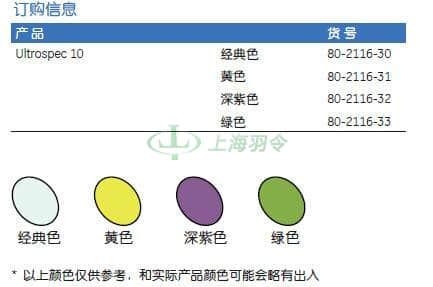 GE,Ultrospec 10 细胞浓度测定仪,Ultrospec 10